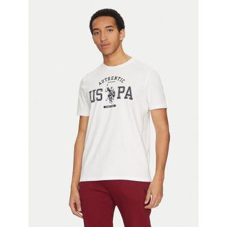 U.S.Polo Association T-Shirt MUP4083 Weiß Regular Fit