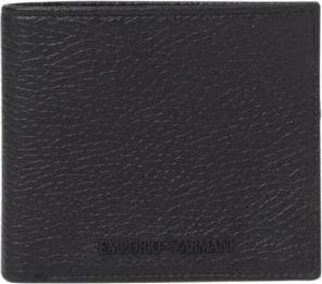 Emporio Armani Homme, Accessoires, Noir, Taille: ONE Size Portefeuille Classique en Cuir Billfold