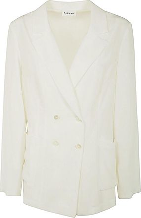 P.A.R.O.S.H. P. A.R. O.S. H. Casualjacke - Wei&szlig;