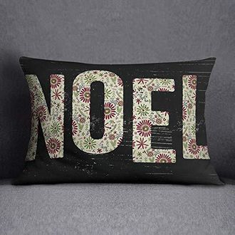 Bonamaison Le Jardin du Lin Kissenhüllen, Cotton, Mehrfarbig, 45x45