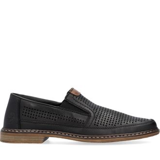 Rieker Klassische schwarze formelle Loafer - - Shoes - Herren - Schwarzk - 44 EU