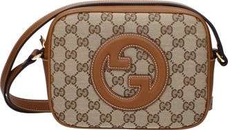 Gucci Sacs Bandouli&egrave;re Blondie Femme Beige Et Marron