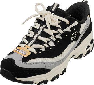 Skechers Damen Sneaker D&acute;Lites Smooth Nostalgia Black/Natural EU 40