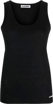 Jil Sander Femme, Tops, Blanc, Taille: 38 FR D&eacute;bardeur en coton