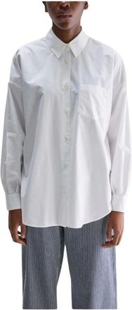 Bellerose Femme, Blouses et Chemises, Blanc, Taille: 38/40 FR Chemise Giorgia51