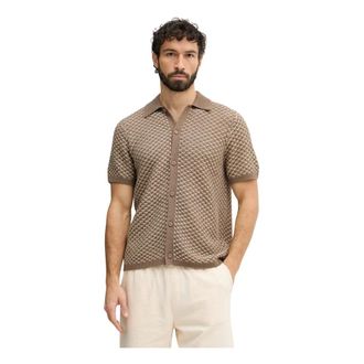 Guess Ryden Polo - Homme - Tops - Beige - Taille: S