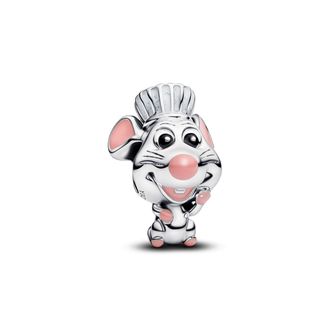 Pandora Disney Pixar Ratatouille Remy Charm aus Sterling Silber, Kompatibel Moments, 794022C01