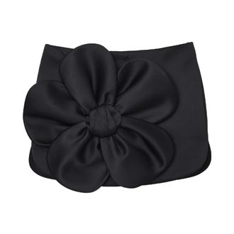 Marc Jacobs Satin Daisy Circle Skirt - - Skirts - Damen - Schwarzk - XS