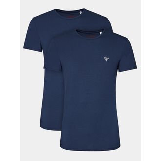 Guess T-Shirt-Set U97G02 KCD31 Dunkelblau Regular Fit