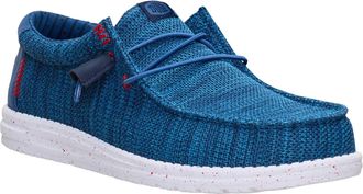 HeyDude Wally Stretch Sox Polyester Herren Mokassins in Marineblau/Multi