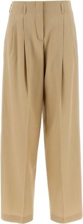 Golden Goose Femme, Pantalons, Beige, Taille: 36 FR Pantalon Flavia
