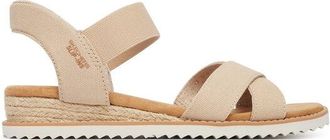 Skechers Sandalen BOBS Desert Kiss - Golden Lily 114418/NAT Beige