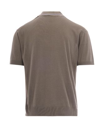 Paolo Pecora Silk-Cotton Blend Polo Shirt - Green