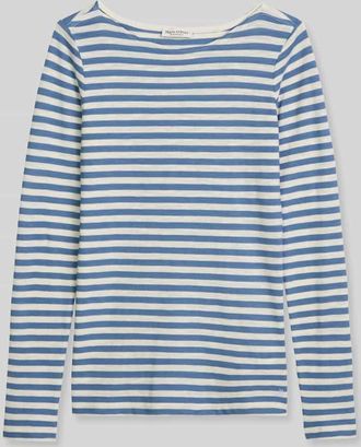 Marc O'Polo Regular Fit Langarmshirt aus reiner Baumwolle