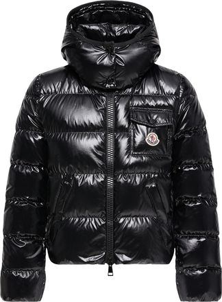 Moncler Moncler Doudoune Courte À Capuche Andro, Femme, Noir, Taille: 00