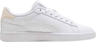 Puma Herren Sneaker Smash 3.0, Narbiges Leder (Wei&szlig;)