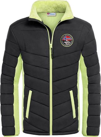 Nebulus Winterjacke GENIUS, P5851 - Herren, schwarz-lime, 3XL