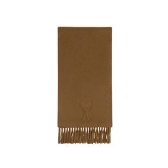 Ami Femme, Accessoires, Brun, Taille: ONE Size De Coeur Scarf