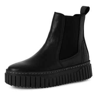 Tamaris Damen Stiefel Leder schwarz 38