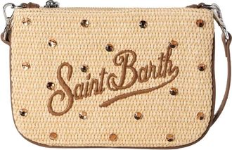 MC2 Saint Barth Femme, Sacs, Beige, Taille: ONE Size Parisienne Mini Straw - Pochette