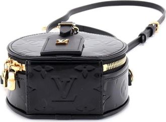 Louis Vuitton Mini Boite Chapeau Bag Monogram Vernis crossbody bag - Schwarz
