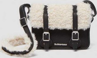 Dr. Martens Ambassador Leder Umh&auml;ngetasche 18 Cm in Schwarz