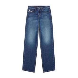 Diesel Homme, Jeans, Bleu, Taille: W31 Jean en Denim de Coton Bleu avec Patch Logo