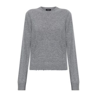 Dsquared2 Femme, Pulls, Gris, Taille: 36 FR Pull &agrave; Poche