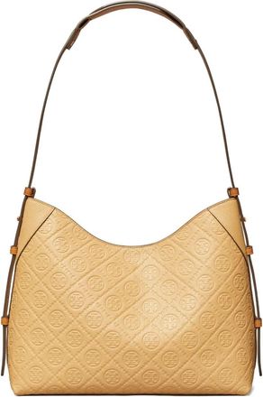 Tory Burch Schultertasche mit T-Monogramm - Nude