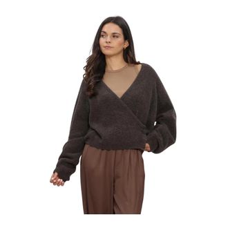 Second Female Damen, Strickwaren, Braun, XSGr&ouml;&szlig;e