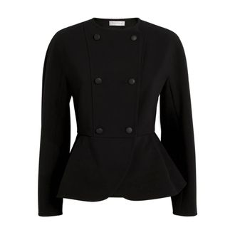 Max Mara Femme, Vestes, Noir, Taille: 40 FR Veste Fronda Noire