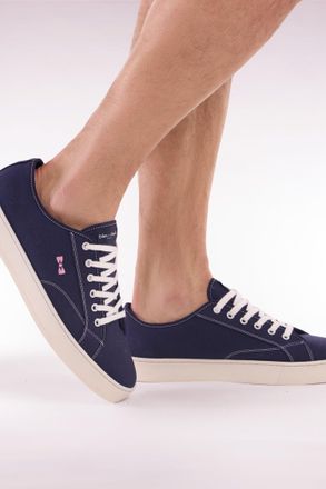 Eden Park Baskets Basses En Coton Marine