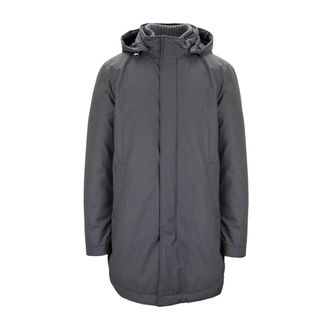 Herno Herren Pufferjacke mit Rei&szlig;verschluss - - Coats - Herren - Grau - 2XL