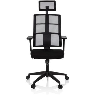 hjh OFFICE [NEUWERTIG] B-Ware Hjh Office B&uuml;rostuhl Drehstuhl Stuhl Spinio Pro Netzstoff Stoff Schwarz792