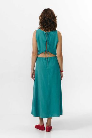 Suite13lab Damen vegan Kleid Tera Teal