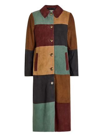 Rixo manteau Milly &agrave; boutonni&egrave;re - Marron