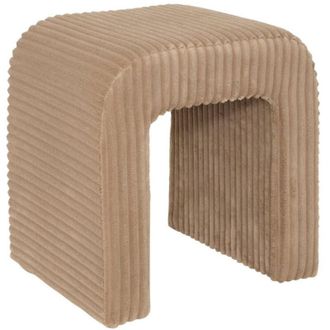 Atmosphera Atmosphera - Pouf Sevi beige cr&eacute;ateur dint&eacute;rieur