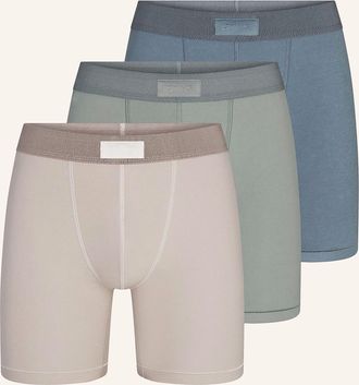 SKIMS Skims 3er-Pack Boxershorts Skims Cotton grau