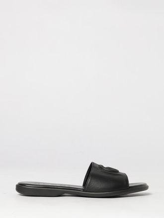 Gucci Claquettes en cuir de veau avec monogramme GG en relief