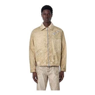 Vivienne Westwood Homme, Vestes, Beige, Taille: M Denim Zip Jacket