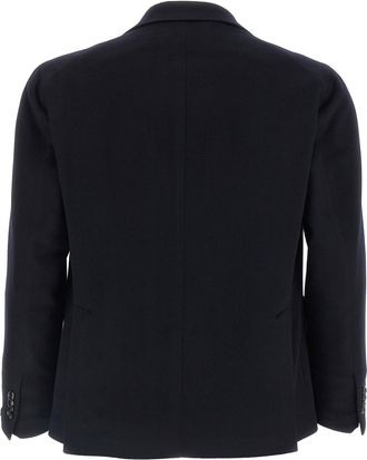 Tagliatore Cashmere Deconstructed Blazer - Black