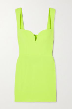 Alex Perry Auden Minikleid Aus Cr&ecirc;pe - Gelb
