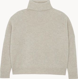 Kujten Pull cachemire col cheminée oversize, 4 fils - Pull Tila