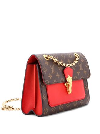 Louis Vuitton Victoire Handbag Monogram Canvas and Leather shoulder bag - Braun