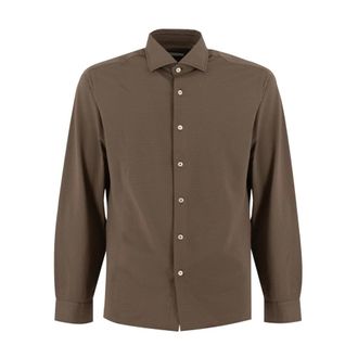 Xacus Act422Ml Shirt - - Shirts - Herren - Braun - L