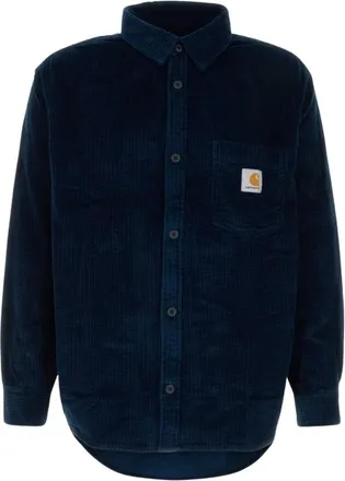 Carhartt Work in Progress Homme, Chemises, Bleu, Taille: M Chemise L/S Loyde