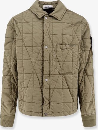 Stone Island Cotton Nylon Tela Quilted-TC Jacket - STONE ISLAND - gender_Man