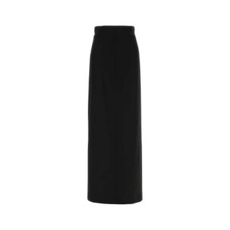 Maison Margiela Straight Maxi Skirt Pant - - Skirts - Damen - Schwarzk - XS