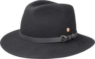 Mayser Baron Georgia Outdoorhut Traveller Wollfilz Made in EU Herren Sommer Winter schwarz 59 cm