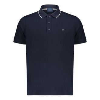 Paul & Shark Kurz&auml;rmeliges Polohemd - - Tops - Herren - Blau - L